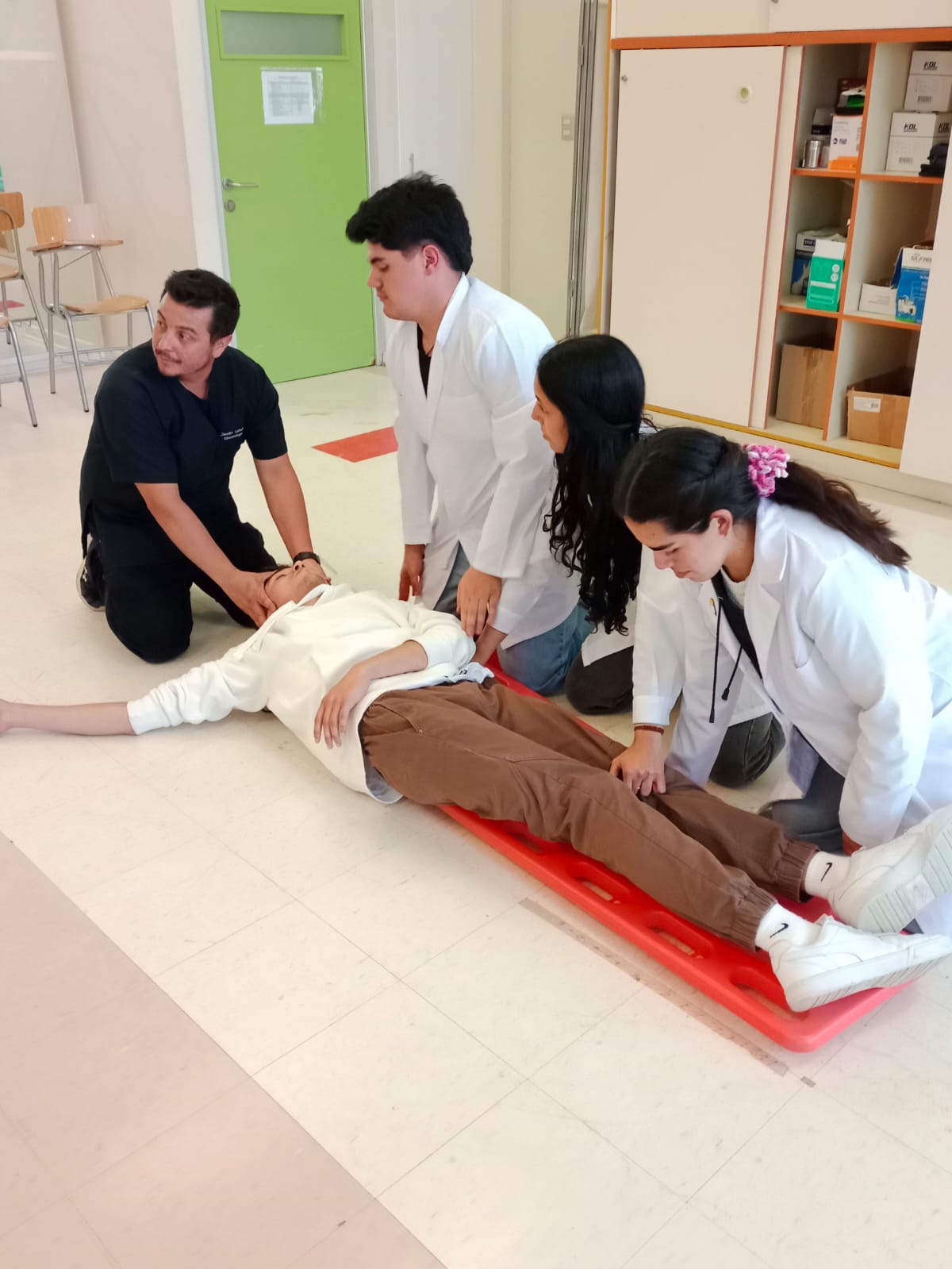 Secuencia de inmovilización de pacientes traumatizados – Reanimador